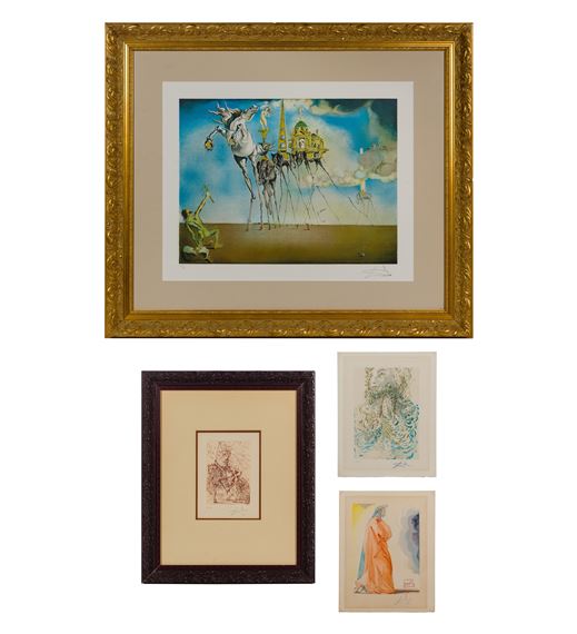 Salvador Dalí | (4) items including an undated ‘The Creation of Eve ...