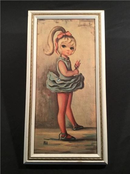 Jean Maio | Jean Maio 1960’s lithograph Child with Big Eyes (1960 ...