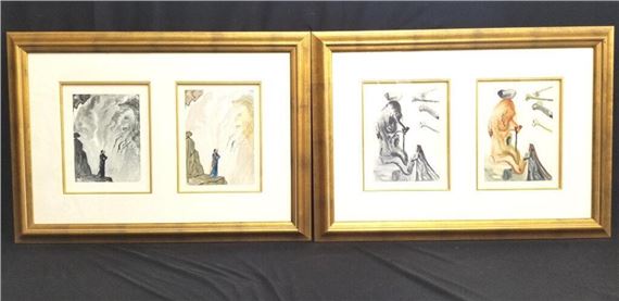 Salvador Dalí | Two pairs of lithographs, images by Dali | MutualArt