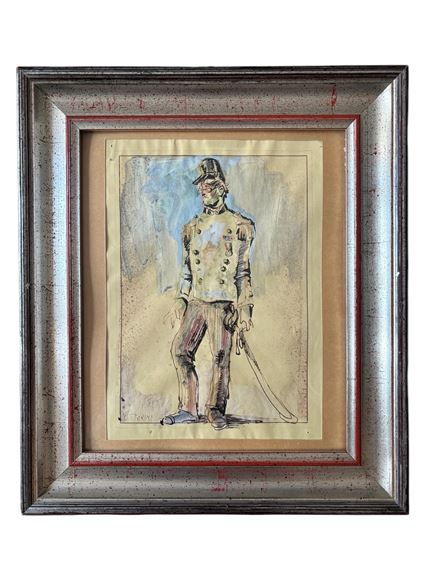 Umberto Vittorini | Uomo in uniforme | MutualArt