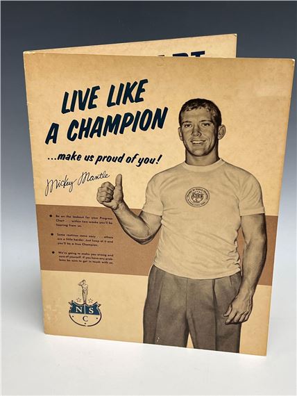 Mickey Mantle | Amazing 1956 ASC Chart with Mickey Mantle, Berra, Cousy ...