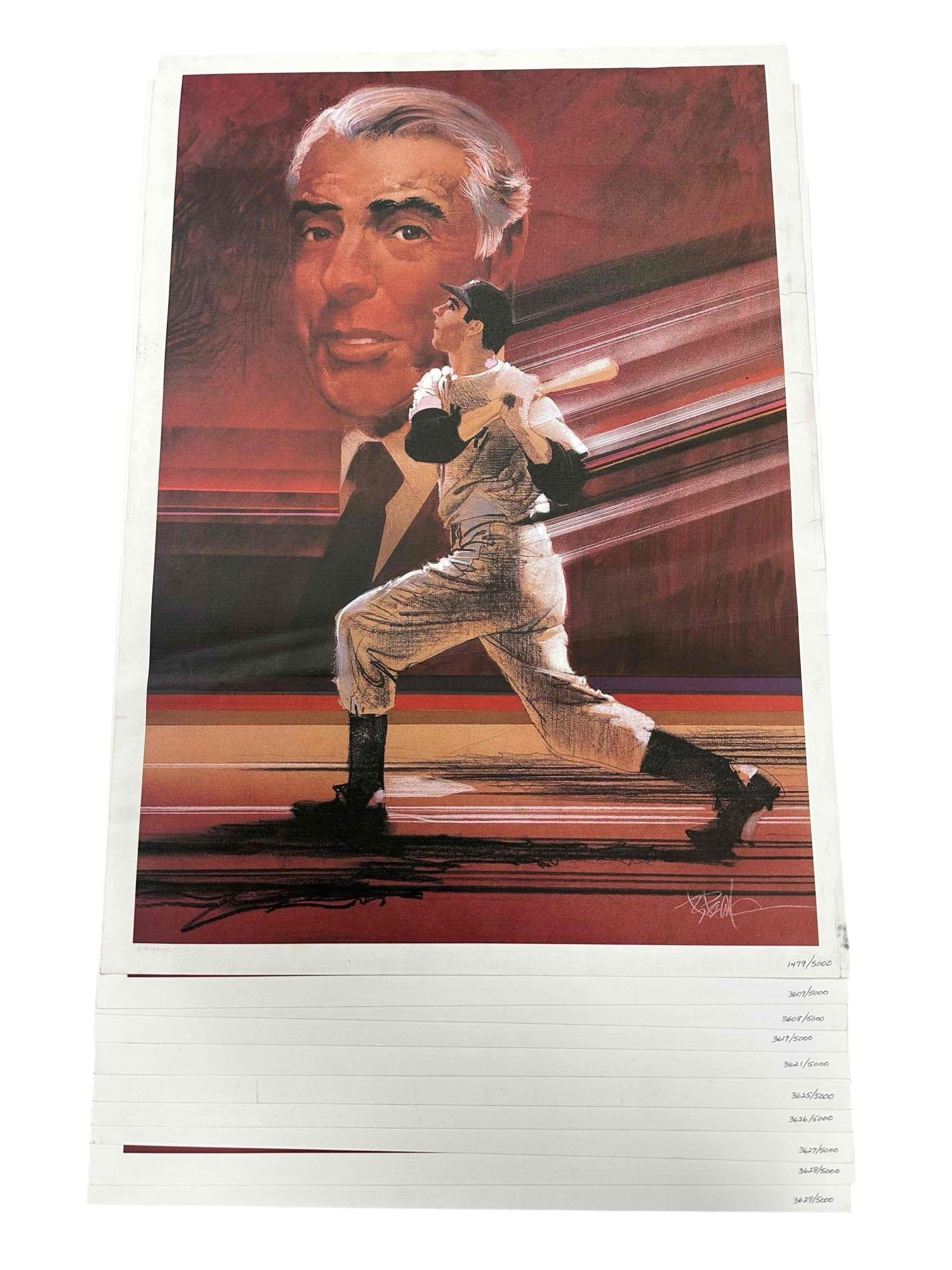 Joe Dimaggio | Joe DiMaggio Limited Edition Lithographs | MutualArt