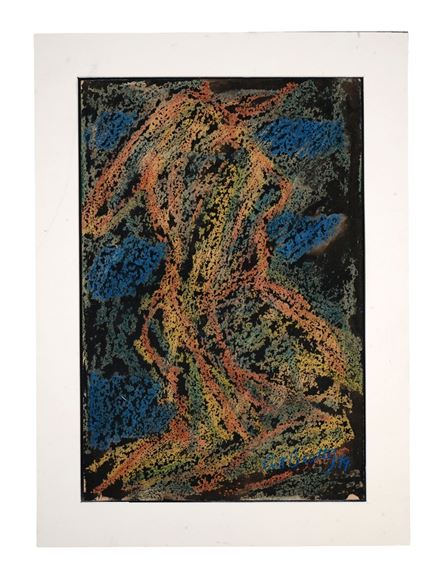 Arthur Beatty | Human figure on an abstract background (79) | MutualArt
