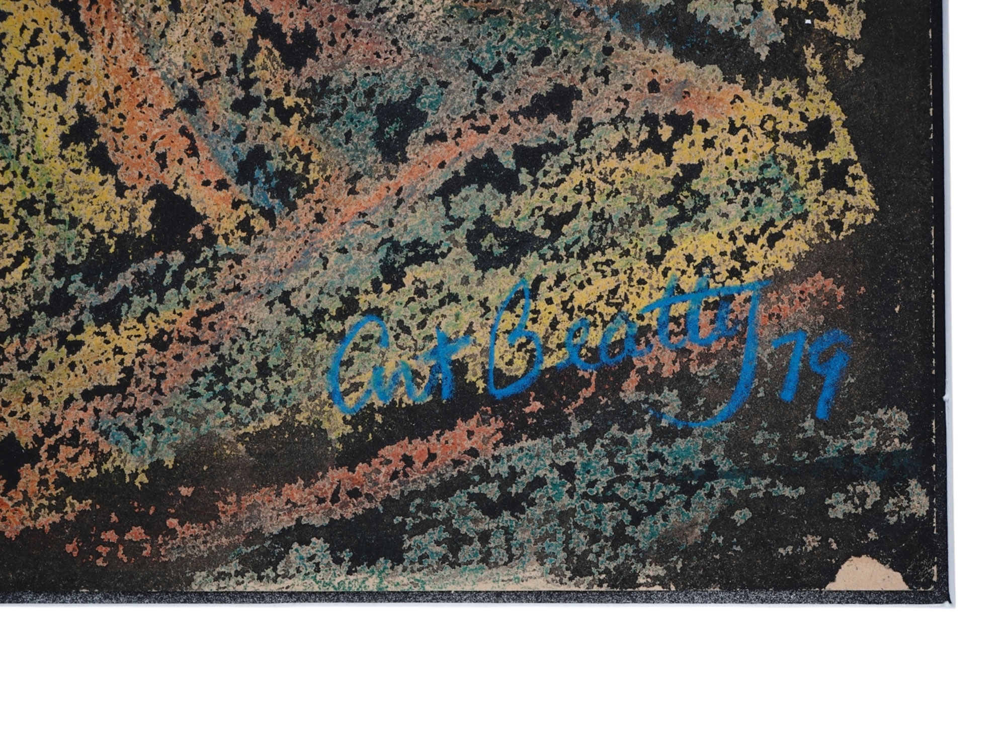 Arthur Beatty | Human figure on an abstract background (79) | MutualArt