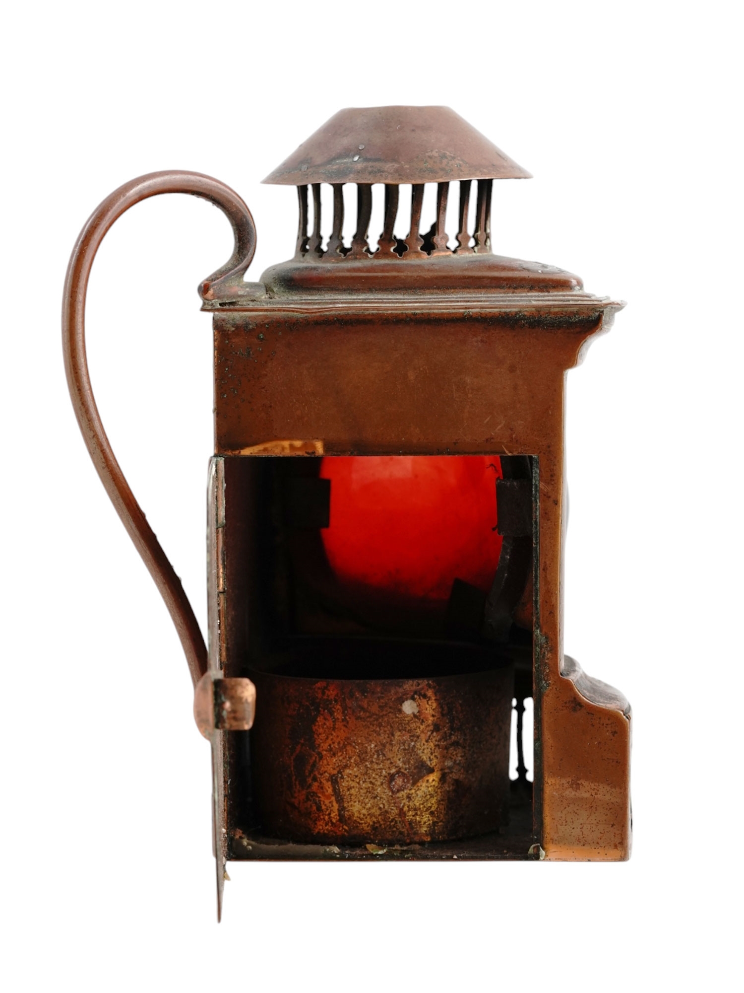 Chimney | A PAIR OF SIGNALING LAMPS WITH ORNATELY PIERCED VENTS, 19TH ...