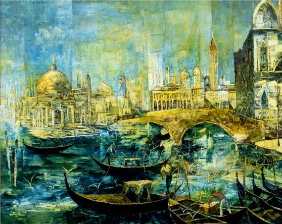 George Russin | Venice Cityscape | MutualArt