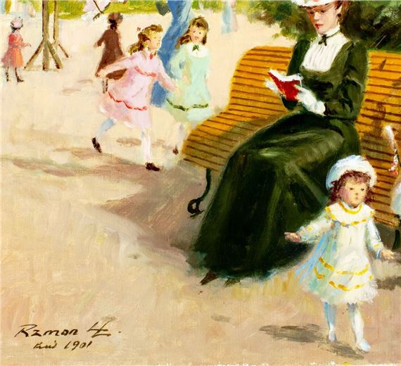 Luis Ramon | Park Scene | MutualArt