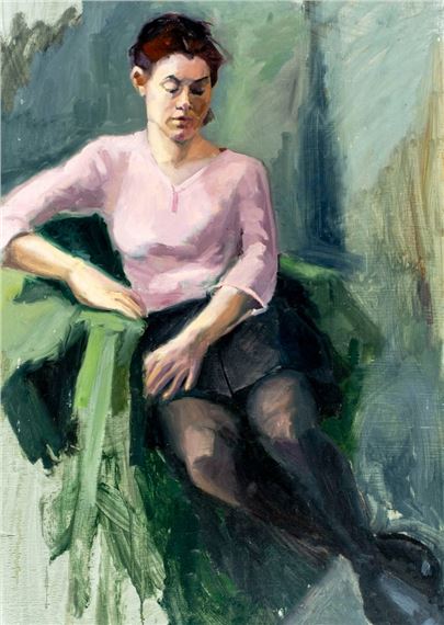 John Reilly | Portrait of Seated Woman | MutualArt