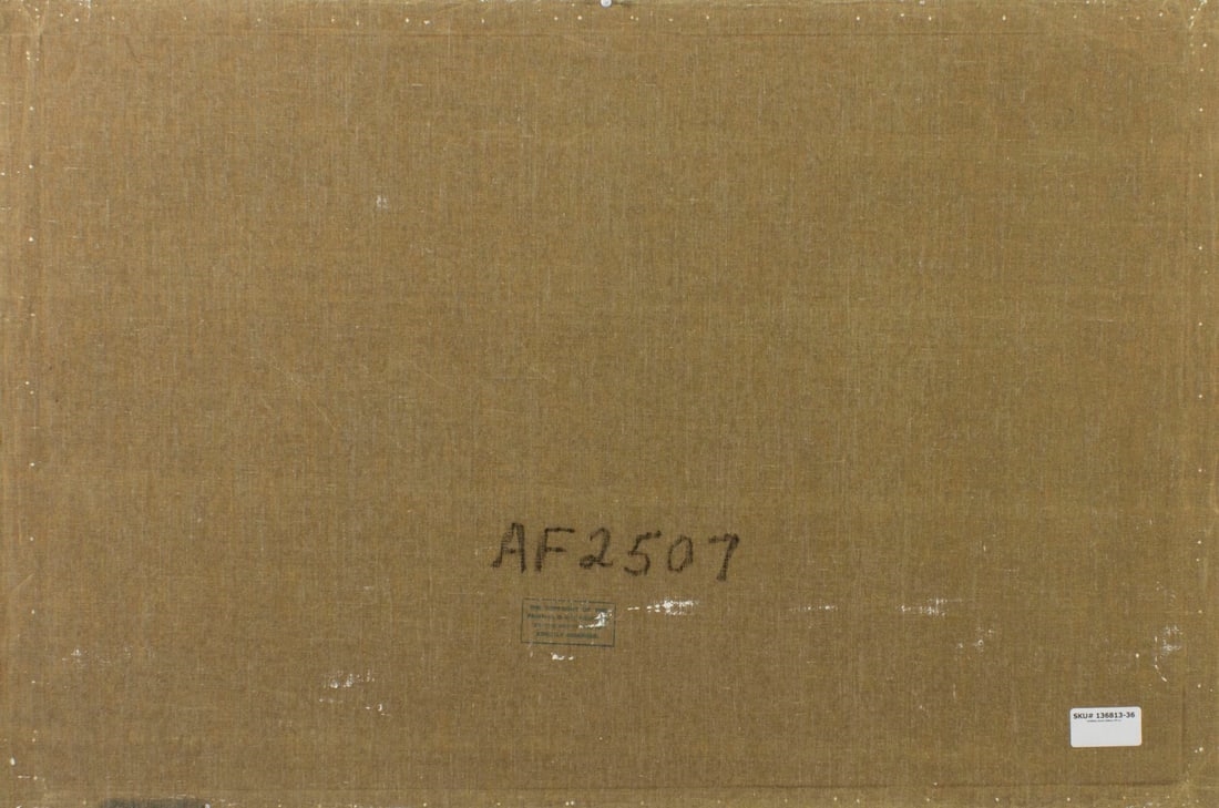 Edouard Mandon | Stormy Landscape with Sailboat | MutualArt