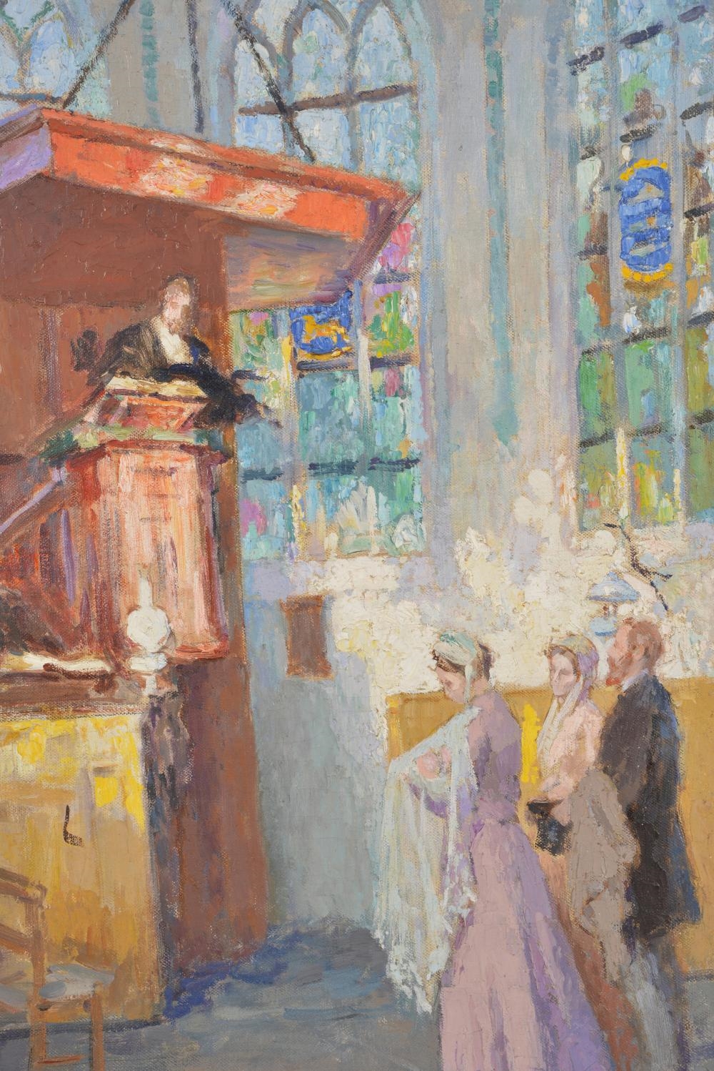 Gari Melchers | The Christening | MutualArt
