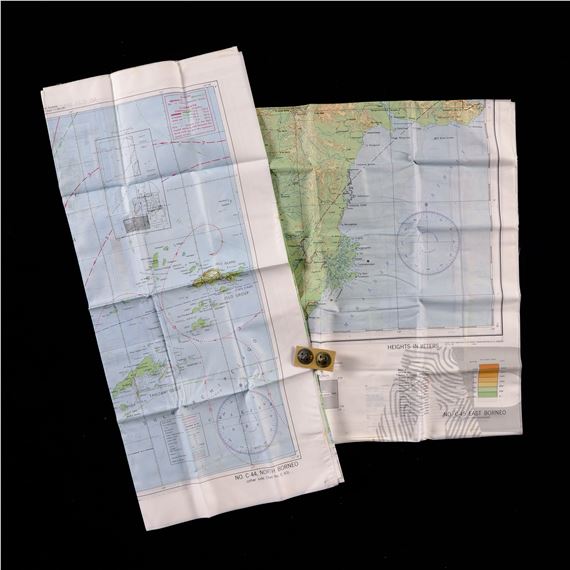 ESCAPE | Two Vintage Two Sided WWII Cloth Escape and Evacuation Maps ...