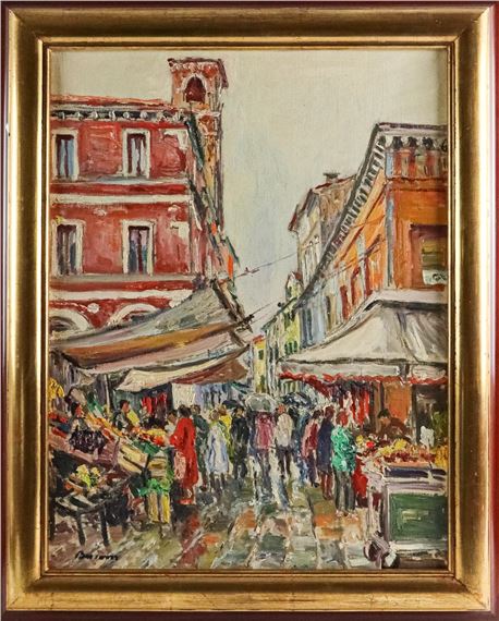Simo Busom | Mercat de Rialto-Venecia | MutualArt