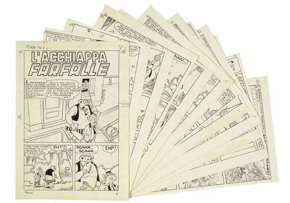 Giuseppe Perego | L'acchiappa farfalle, 1964 (1964) | MutualArt