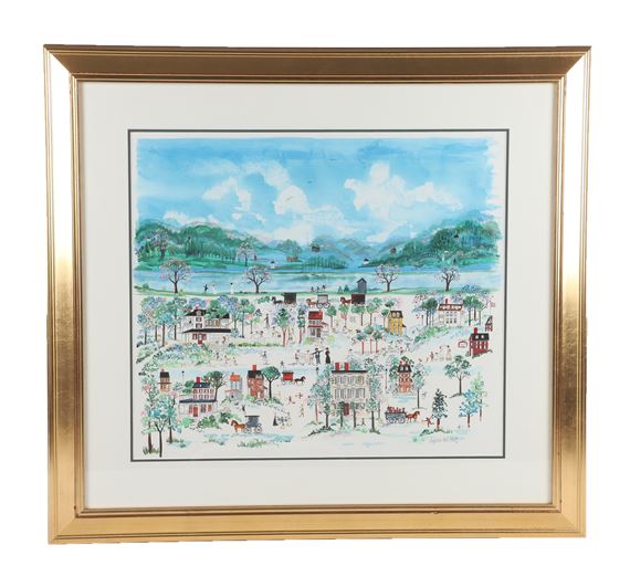 Virginia Holt | Virginia Ann Holt Folk Art Landscape | MutualArt