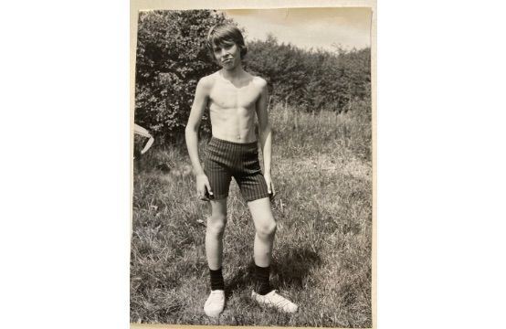 Karel Egermeier | Boy in shorts in nature (Circa 1960) | MutualArt