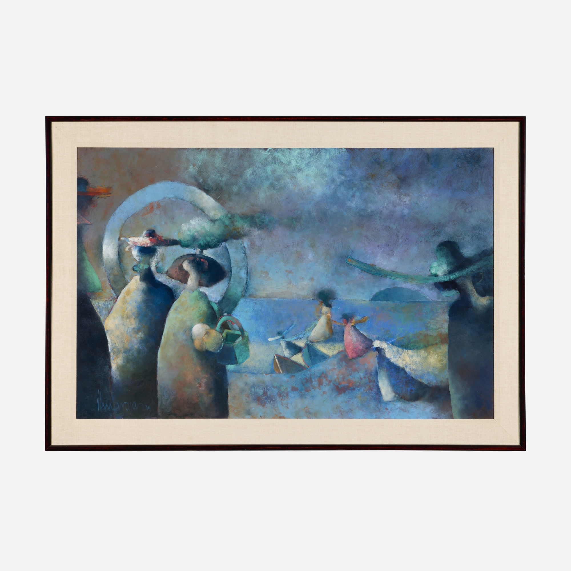 Elmar Rojas | Fiesta por la playa (1989) | MutualArt