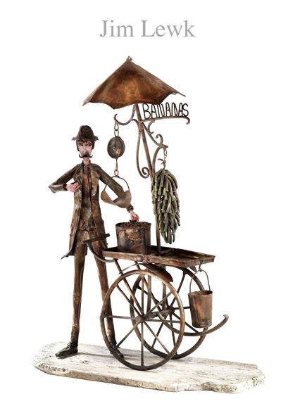 Jim Lewk | A LARGE JIM LEWK COPPER SCULPTURE (1970) | MutualArt
