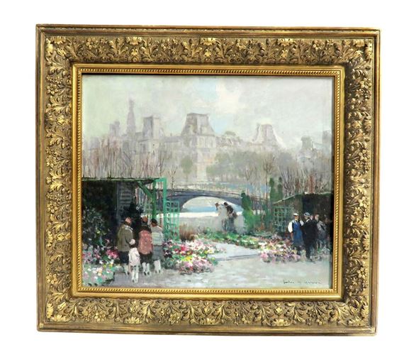 Jules René Hervé | Jules Rene Herve (1887-1981) Large O/C, Flower ...