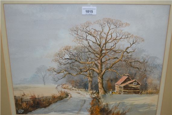 Stephen Pearson | Pair of watercolour landscapes | MutualArt