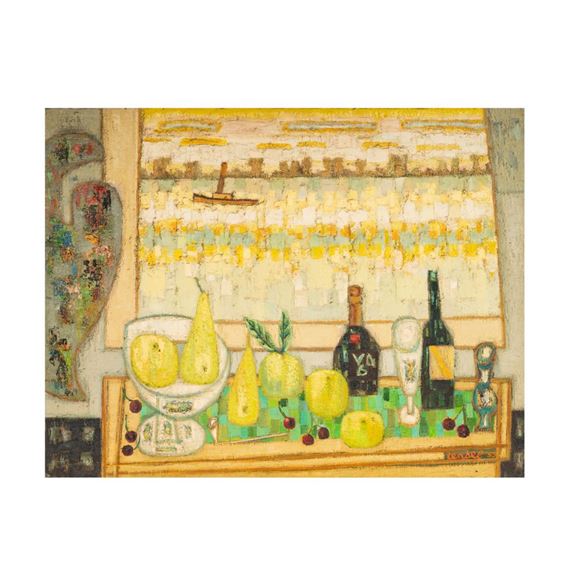 Gabriel Zendel | Nature Morte et La Seine (1955) | MutualArt