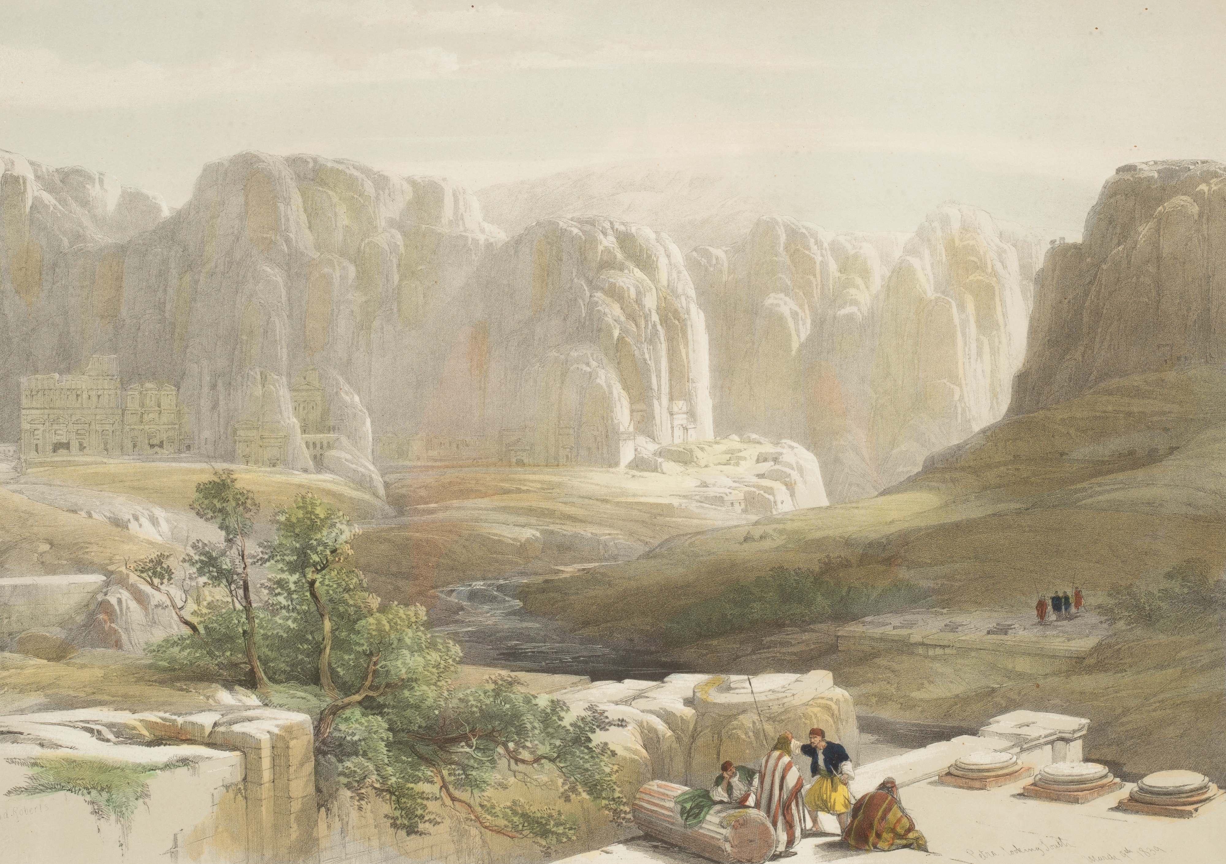 David Roberts | Site of Petra | MutualArt