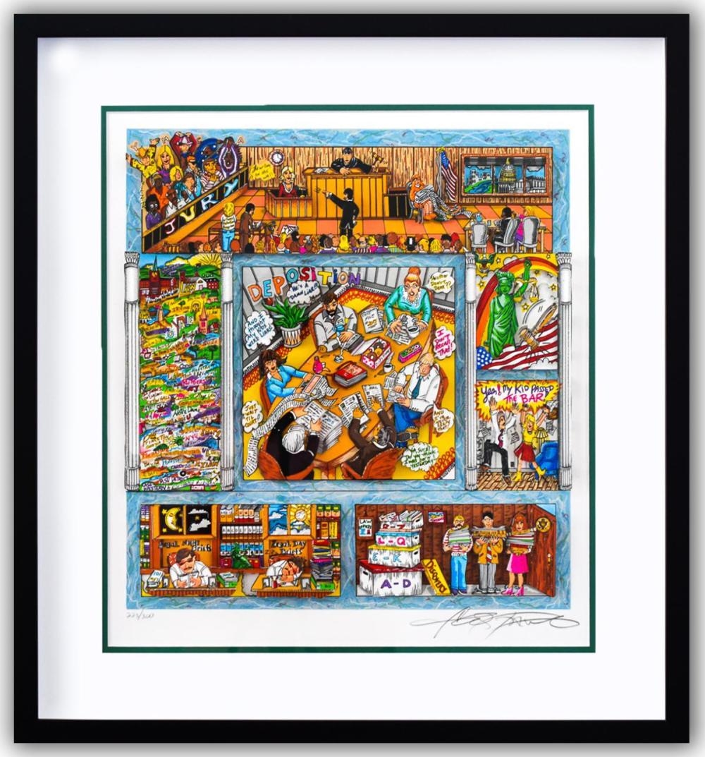 Charles Fazzino | Charles Fazzino- 3D Construction Silkscreen Serigraph ...