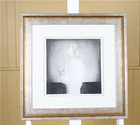 John Kelly | JOHN KELLY Female Figure A pastel Signed in the margin cm ...
