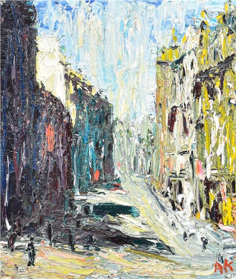 Alan Knight | Cross St. Manchester | MutualArt