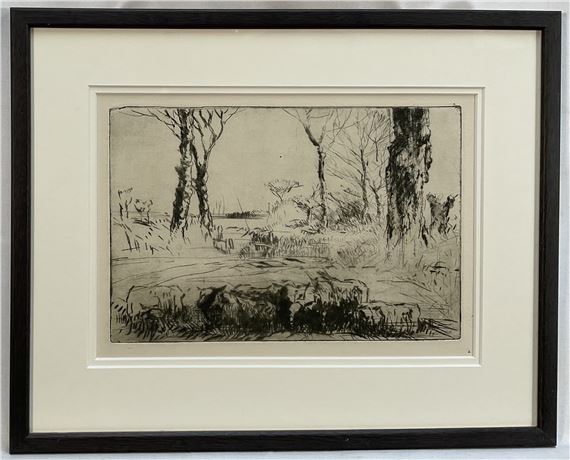 Harry Becker | Sheep in Landscape | MutualArt