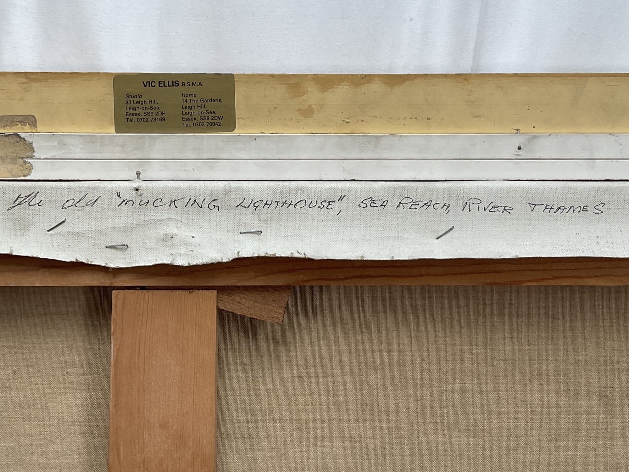 Vic Ellis | The Old Mucking Lighthouse | MutualArt