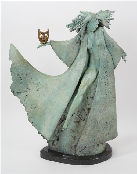 Carl Payne | bronze sculpture ‘Masquerade’ | MutualArt