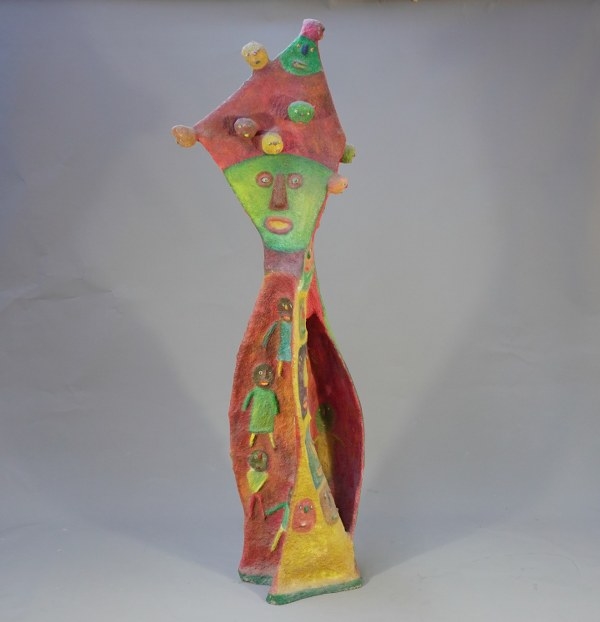 Mickaël Bethe-Selassié | Grande sculpture totem (1989) | MutualArt