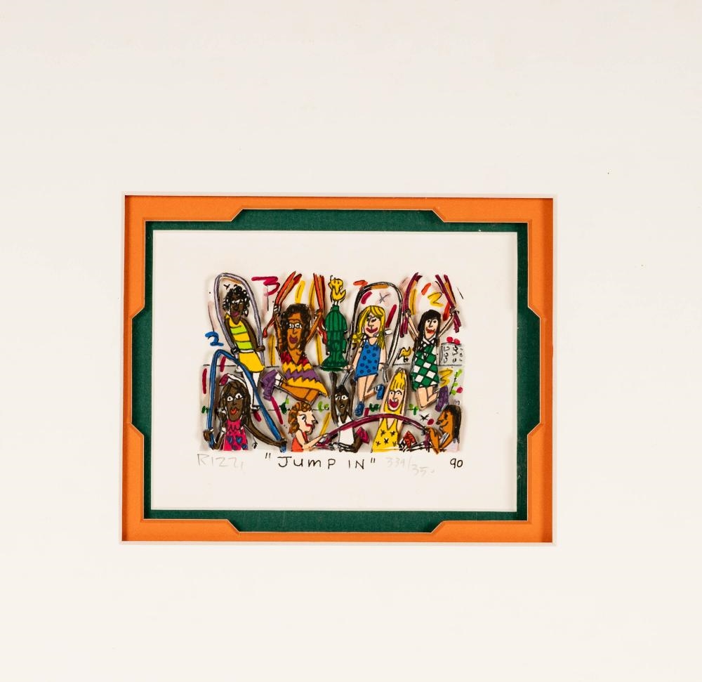 James Rizzi | Two Works (1990) | MutualArt