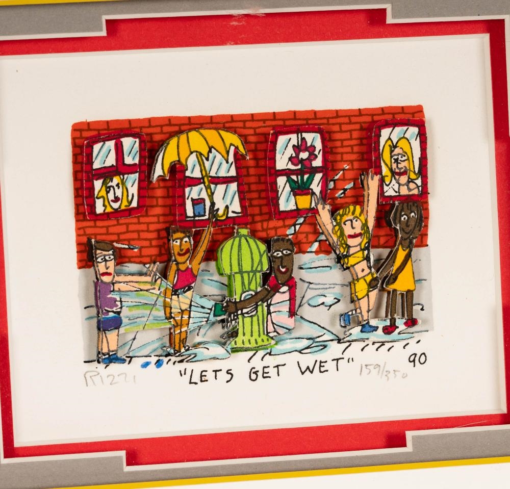 James Rizzi | Two Works (1990) | MutualArt