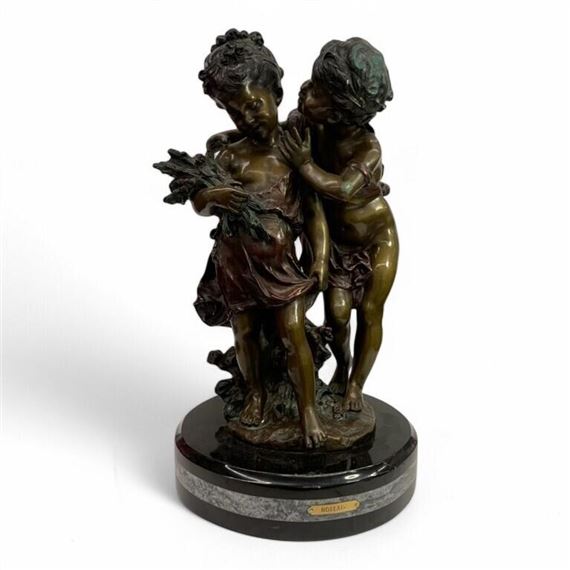 Auguste Moreau | Auguste Moreau Bronze Sculpture Of Children | MutualArt