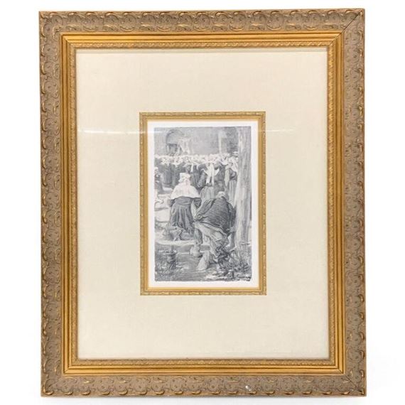 Adolphe Gumery | Adolphe Gumery Lithograph, Au Pardon | MutualArt