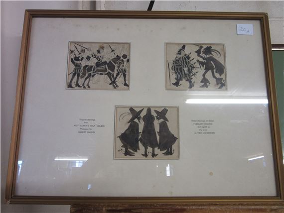 Alfred Chasemoore | ALFRED CHASEMOORE THREE PEN AND INK DRAWINGS FRAMED ...