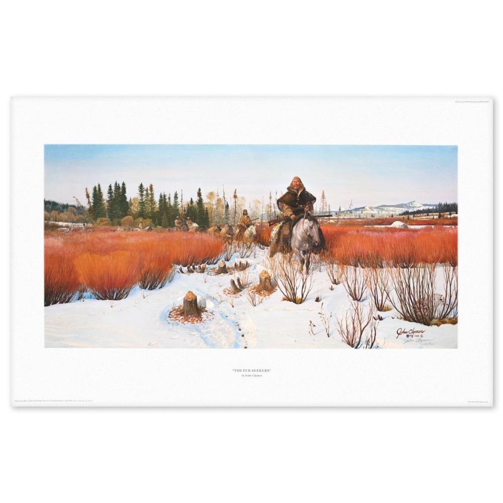 John Ford Clymer | John Clymer- Offset Lithograph The Fur Seekers ...