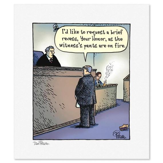 Dan Piraro | Bizarro! Pants on Fire Numbered Limited Edition Hand ...