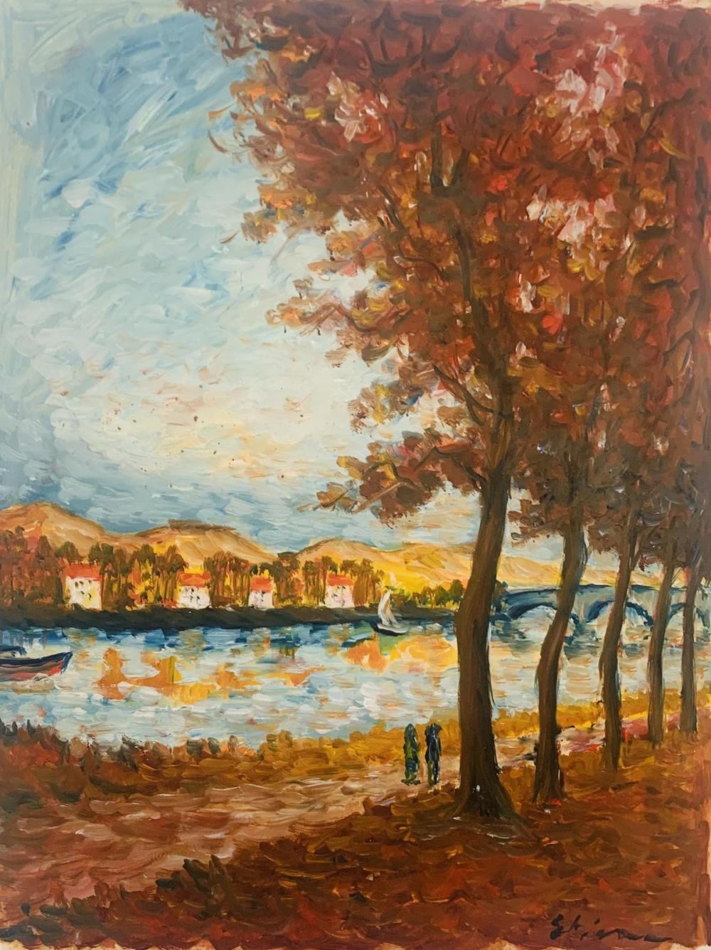 E.R. | E.R.- Acrylic painting on paper | MutualArt