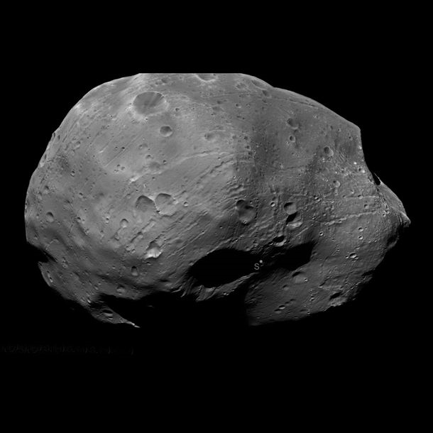 NASA | NASA. Planet Mars. LARGE FORMAT. PHOBOS MOON. The moon Phobo ...