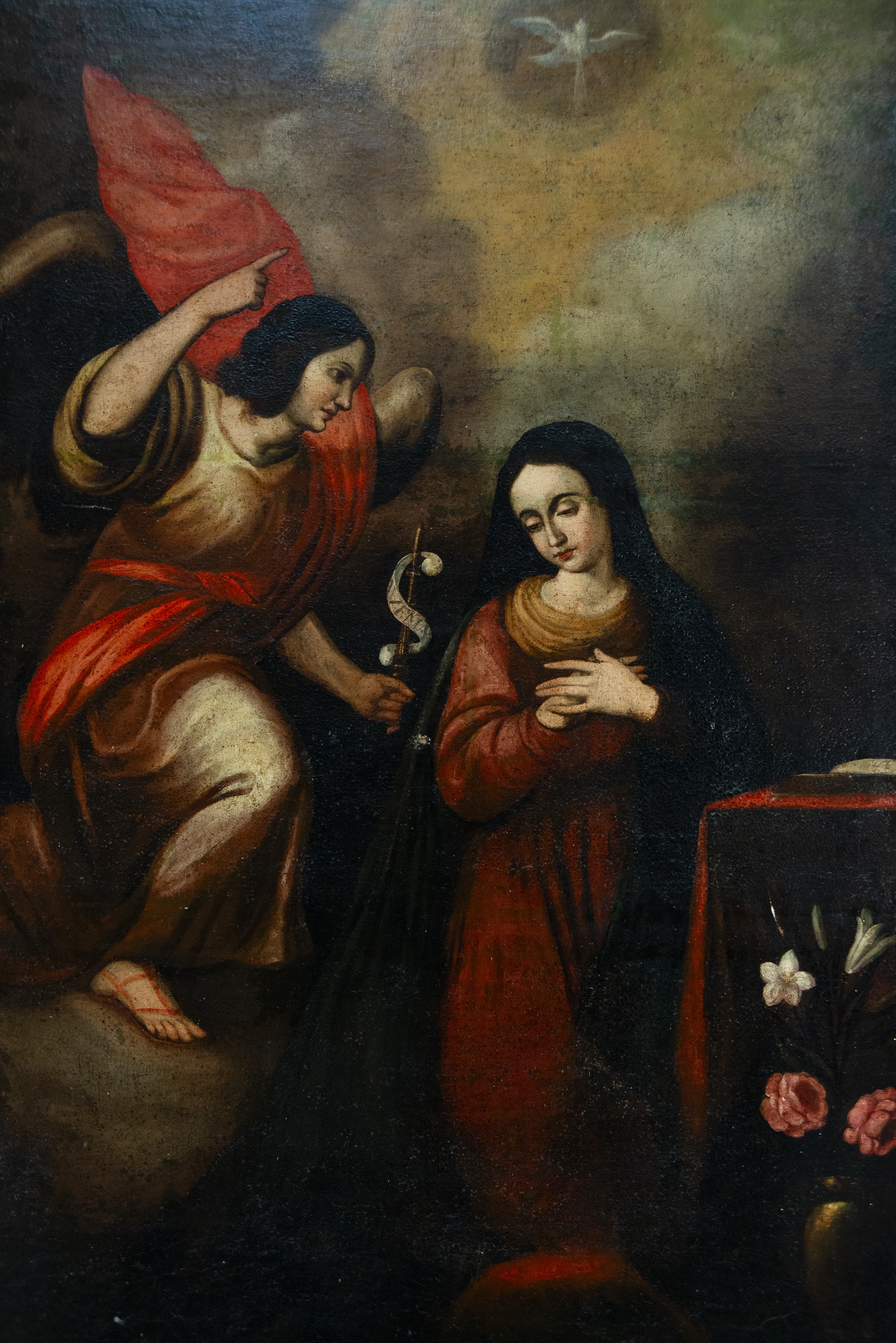 Asgar/Gabriel | Escuela Andaluza del siglo XVII - La Anunciación ...