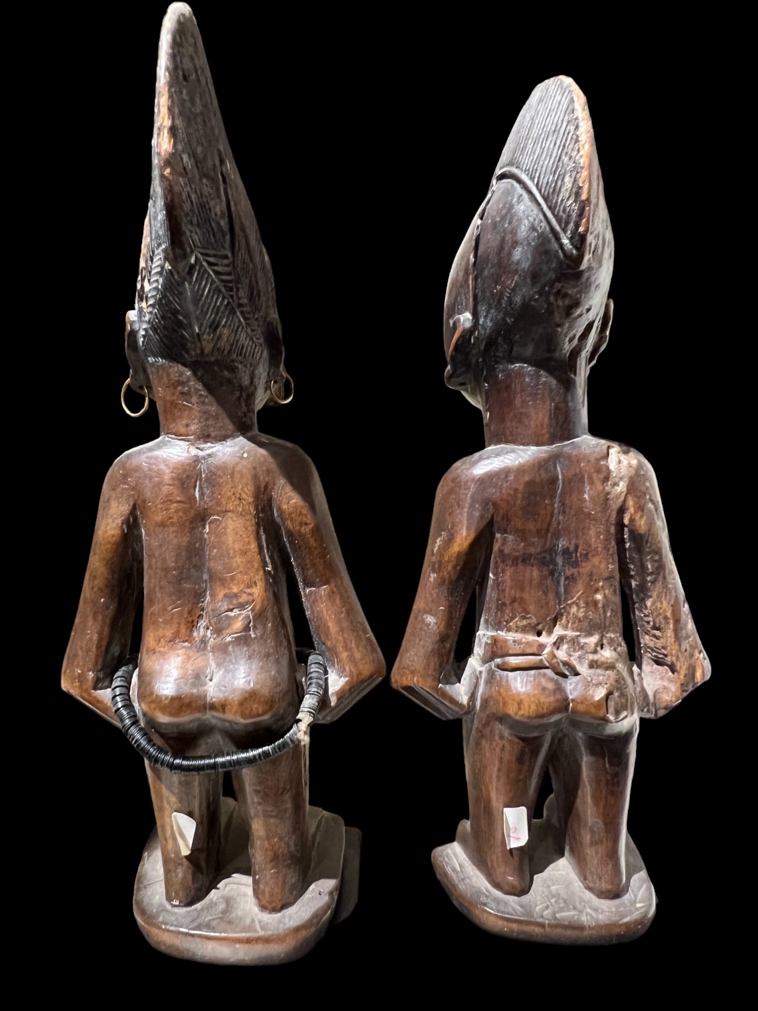 Chinese School, 17th century | Rara Pareja de Figuras Africanas Ibeji ...