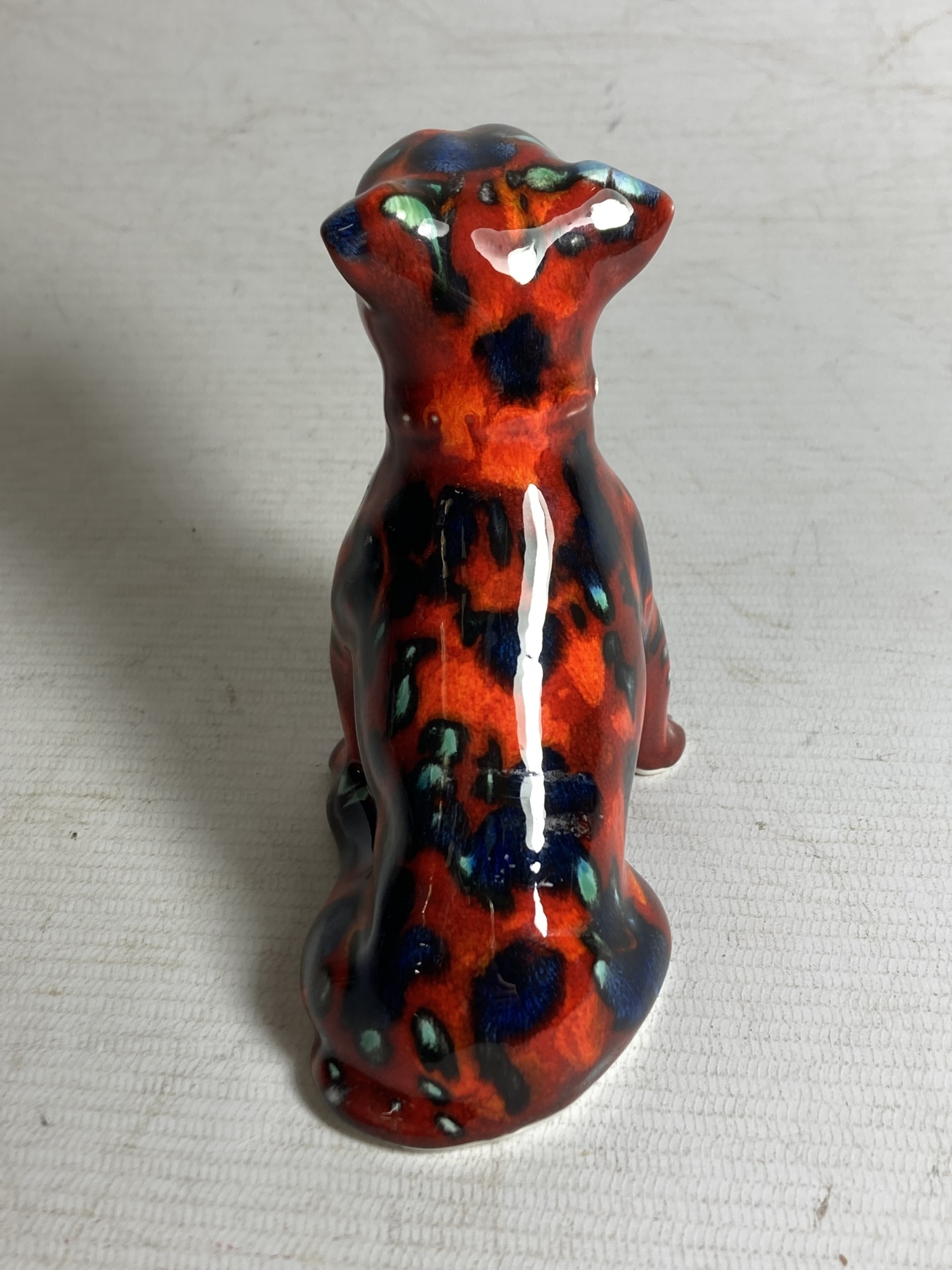 Anita Harris | AN ANITA HARRIS STAFFORDSHIRE DOG SIGNED IN GOLD | MutualArt