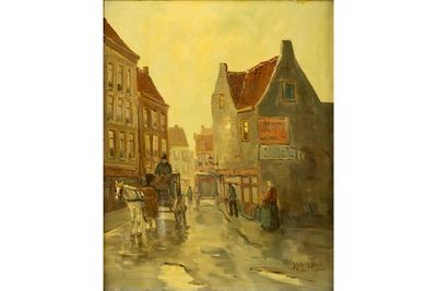 Jan Schipper | Geanimeerd stadszicht | MutualArt
