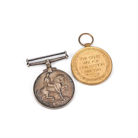 Luke Martinez | A FIRST WORLD WAR MEDAL PAIR | MutualArt