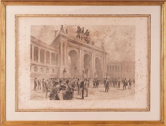 Franz Gailliard | L'Inauguration de l'Arc de Triomphe du Parc du ...