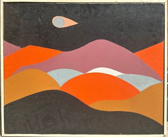 André Verdet | Paysage spatial (1960) | MutualArt