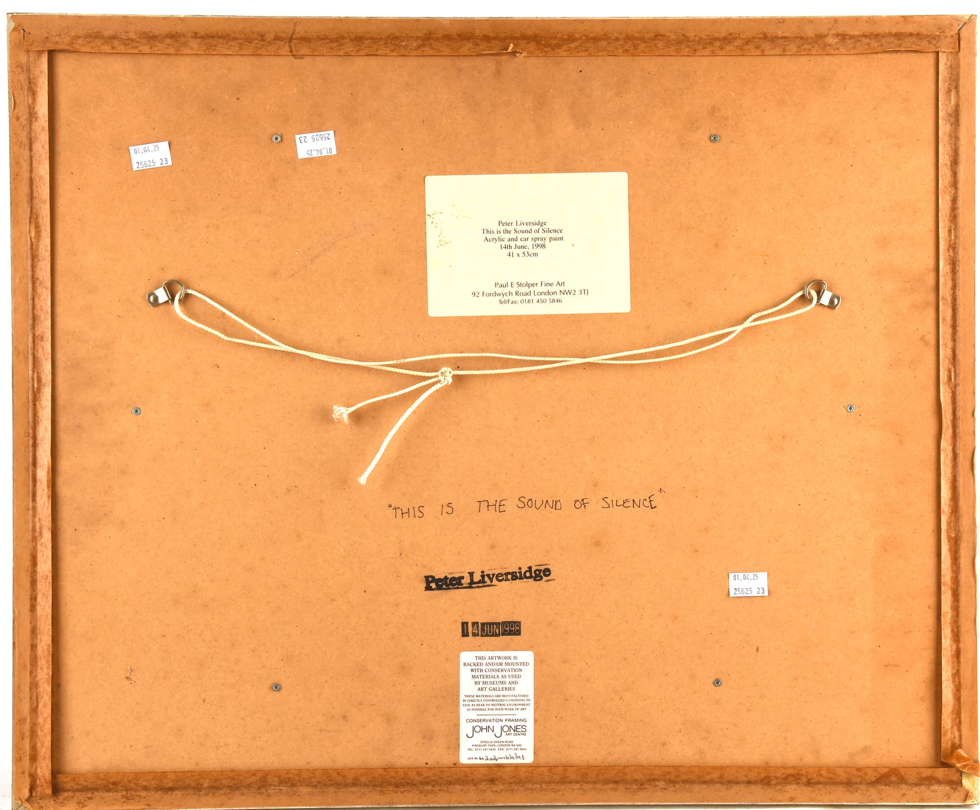 Peter Liversidge | This is the Sound of Silence | MutualArt