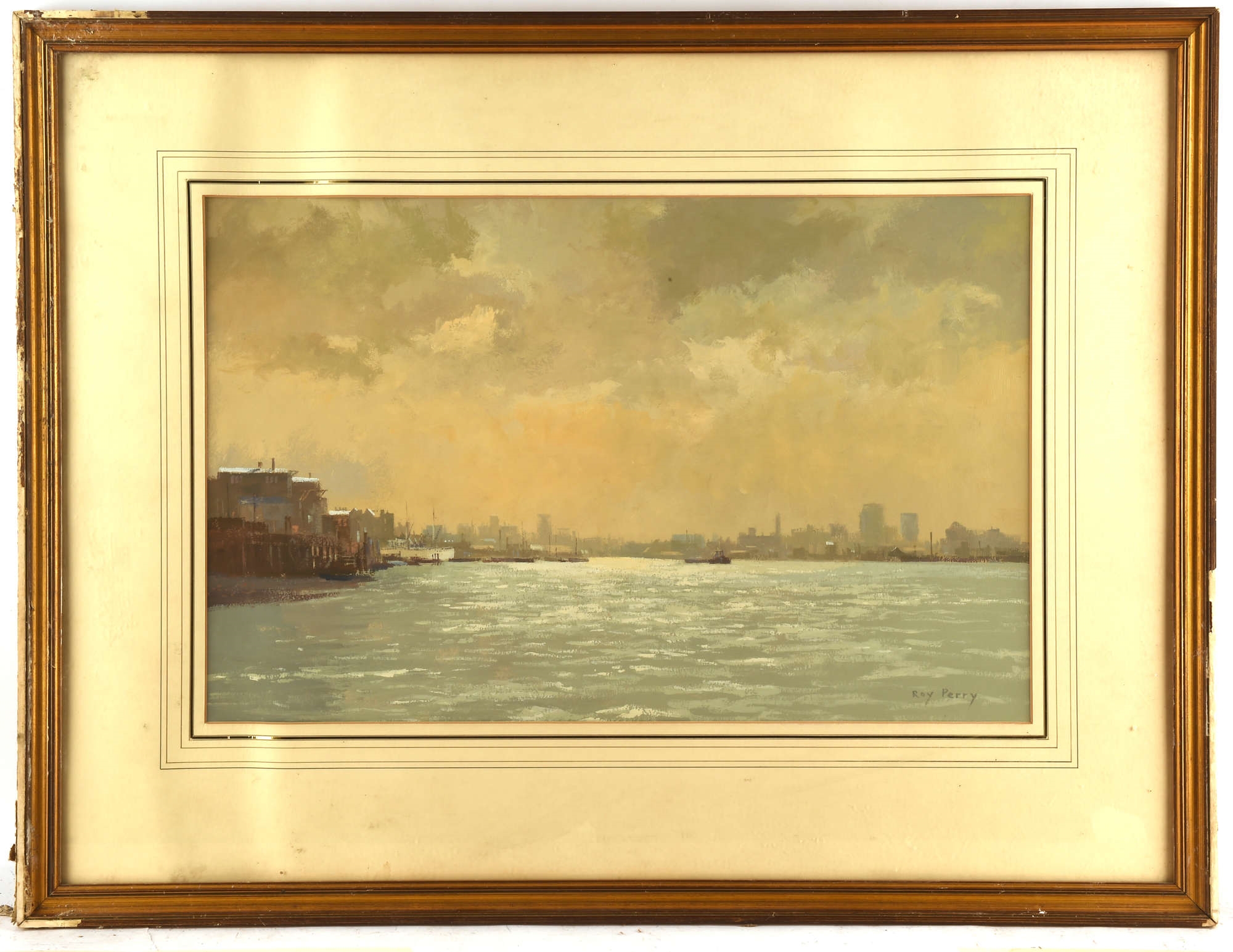 Roy Perry | Late Afternoon, Limehouse Reach | MutualArt